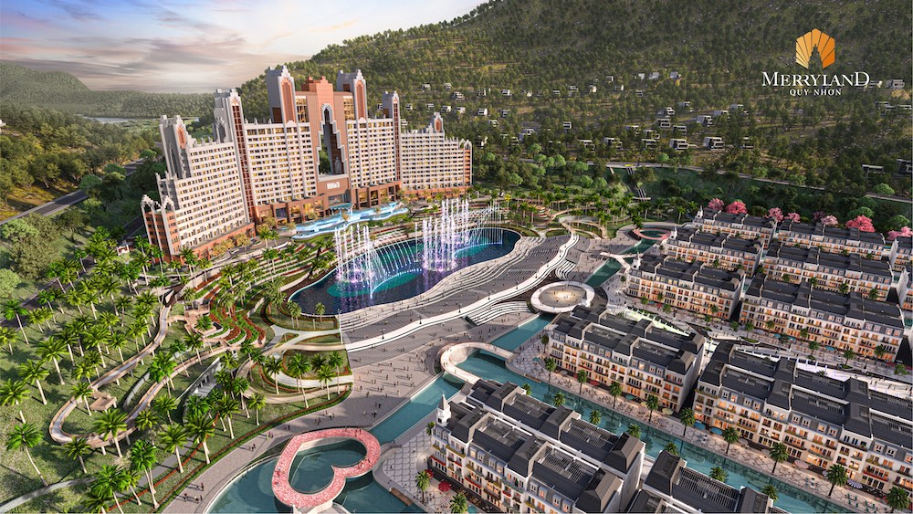 Dự án Merryland Quy Nhơn tỉnh Bình Định 135 - 1000m² Bàn giao nhà với ...